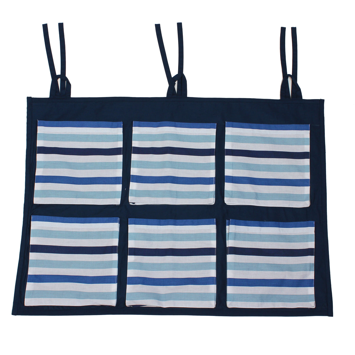 Bacati - Little Sailor Crib/Wall Storage Organizer Blue/Navy