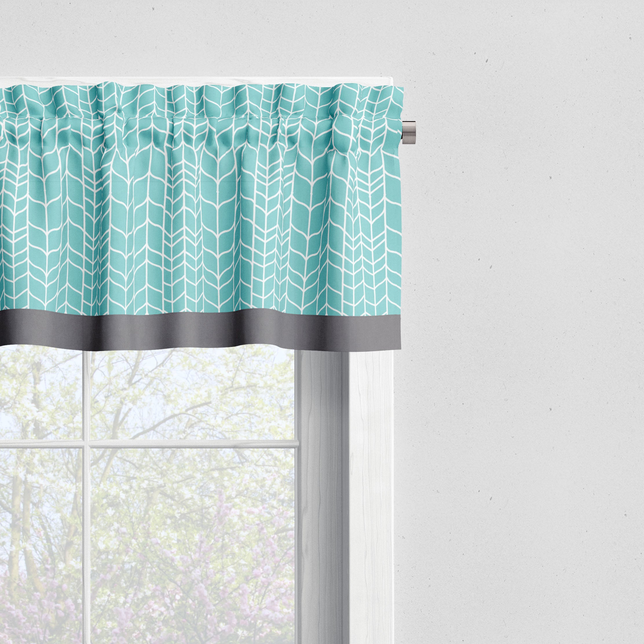 Teal Kitchen Curtains