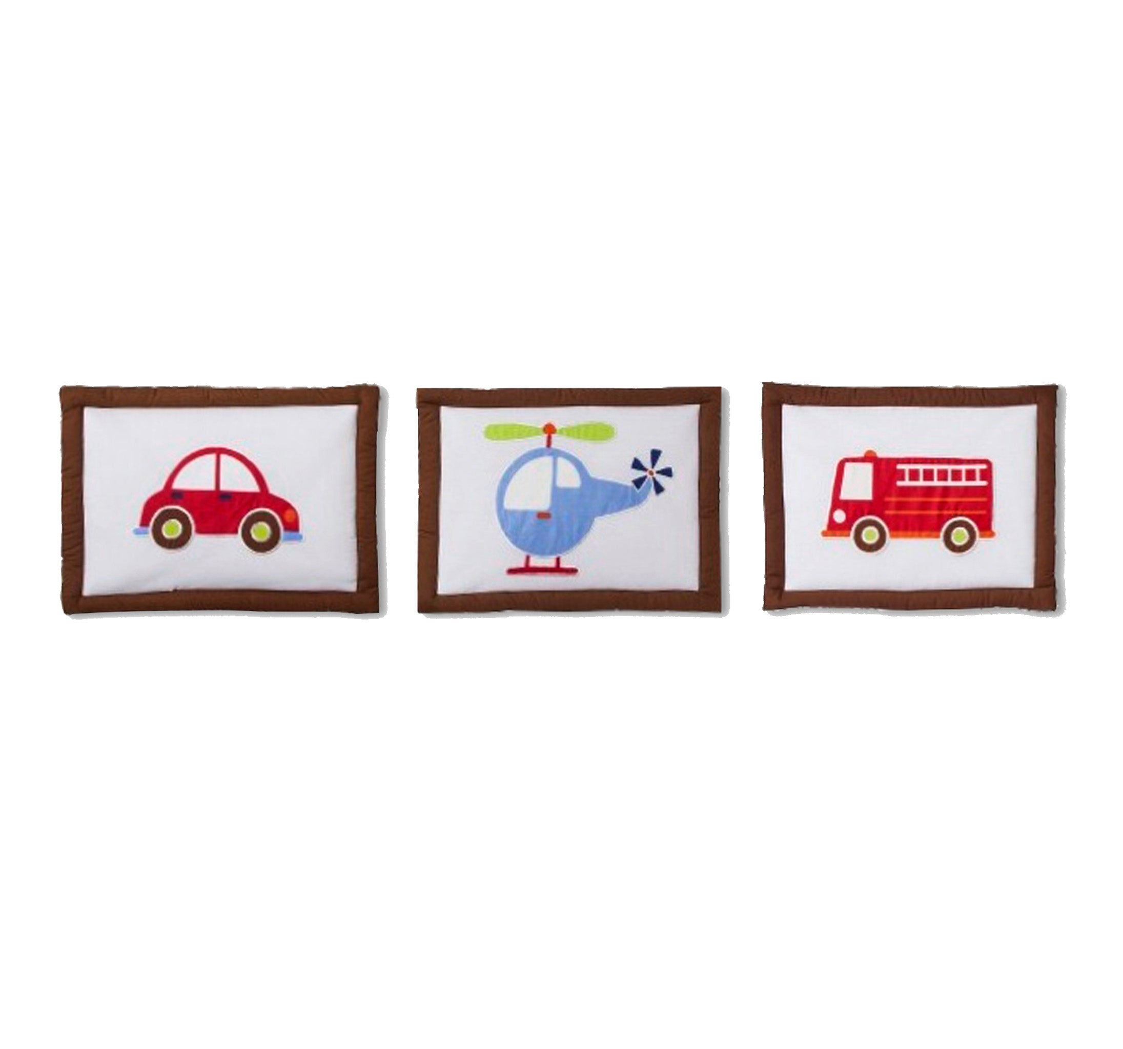 Bacati - Transportation 10-Piece Crib Bedding Set with Crib Rail Guard